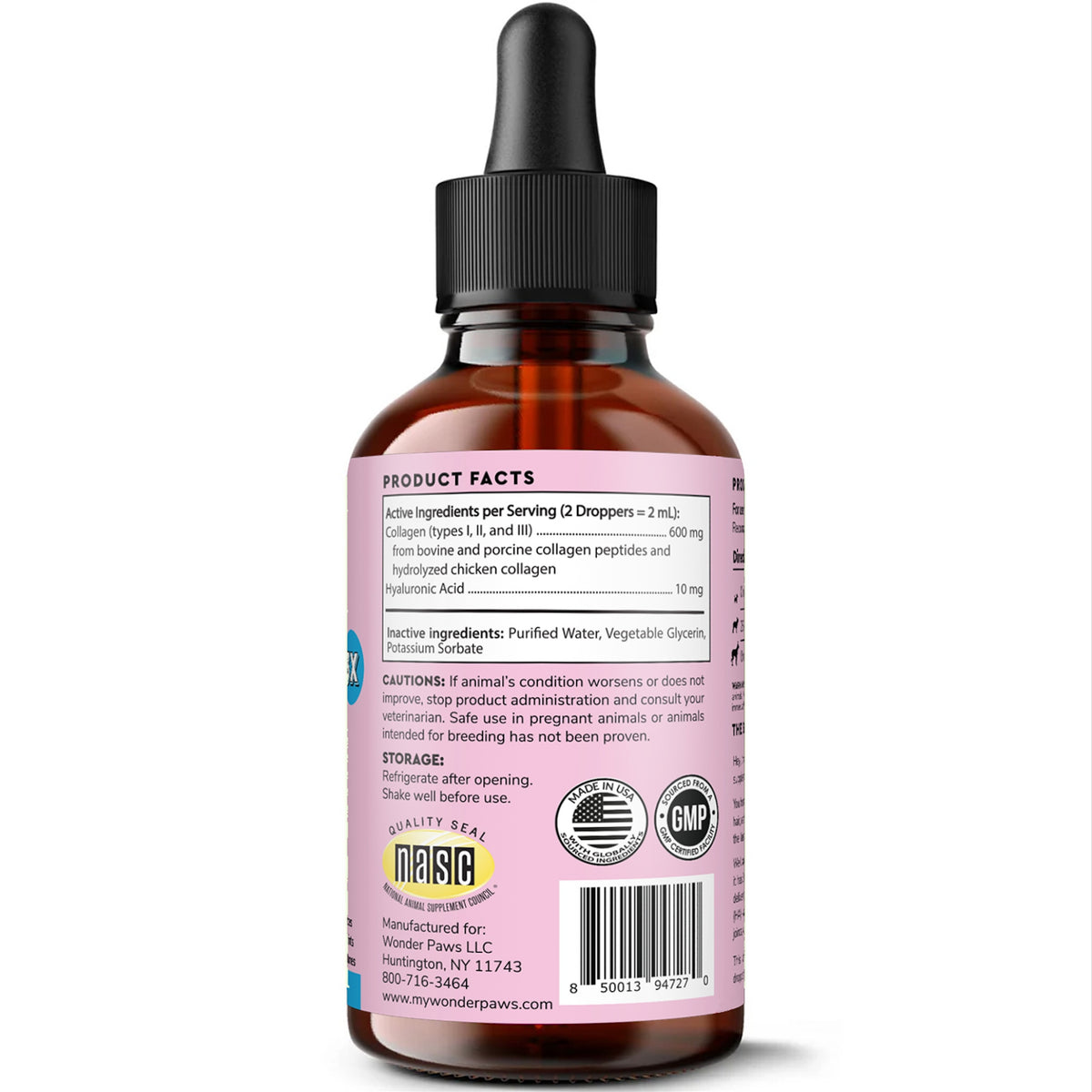 Collagen 3X Drops – Skin & Joint Support – Wonder Paws
