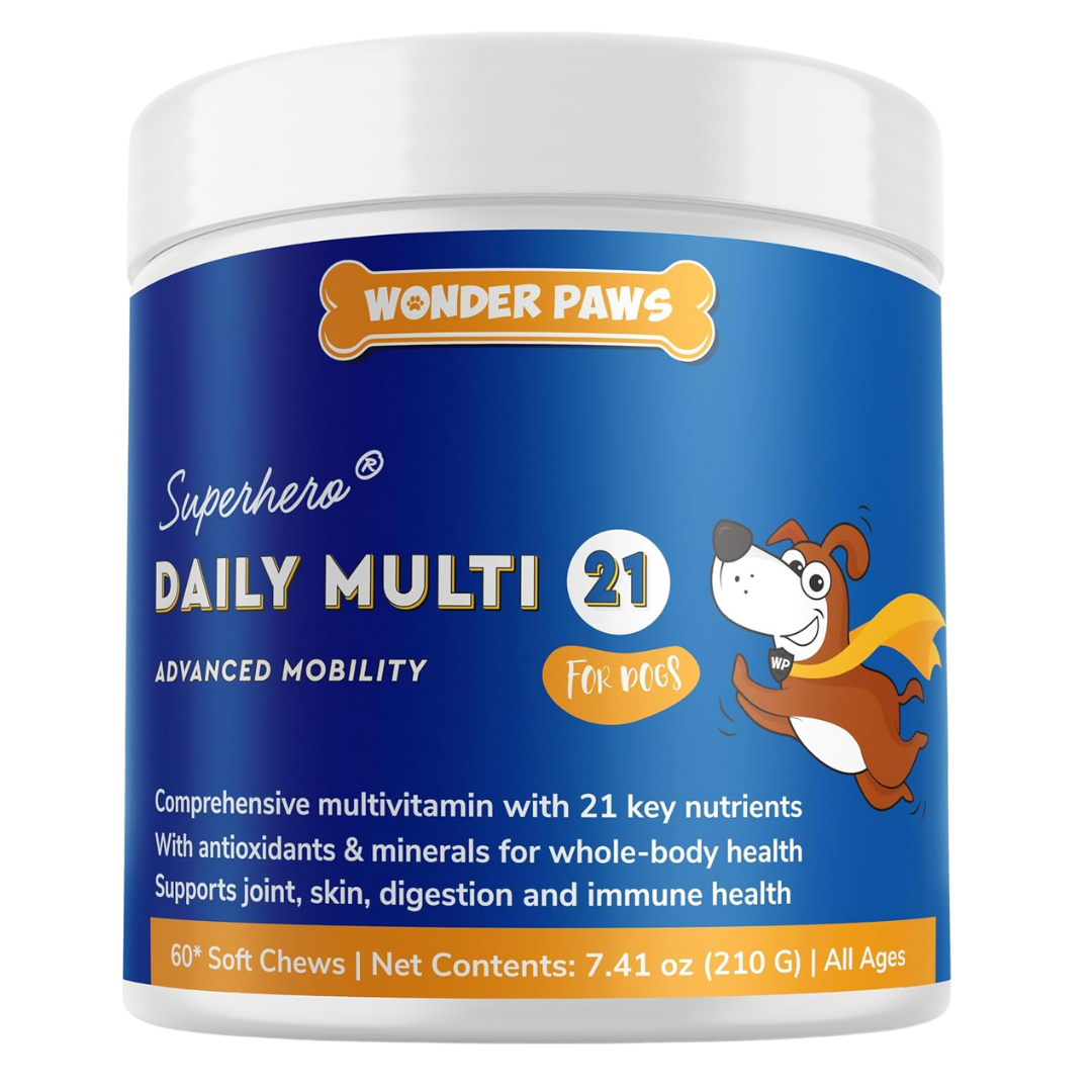 Multivitamin Chews – 21 Key Nutrients – Wonder Paws