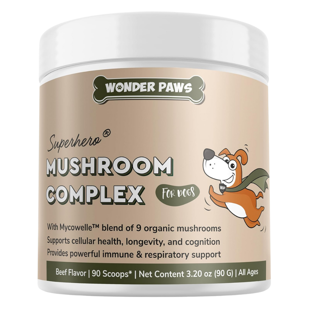 Mushroom Complex – Immune & Cellular Health (2x) – Wonder Paws
