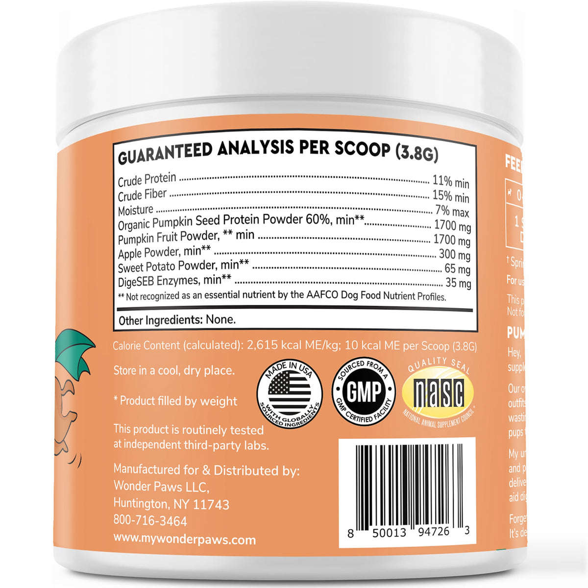 Pumpkin Powder (2x) – Wonder Paws